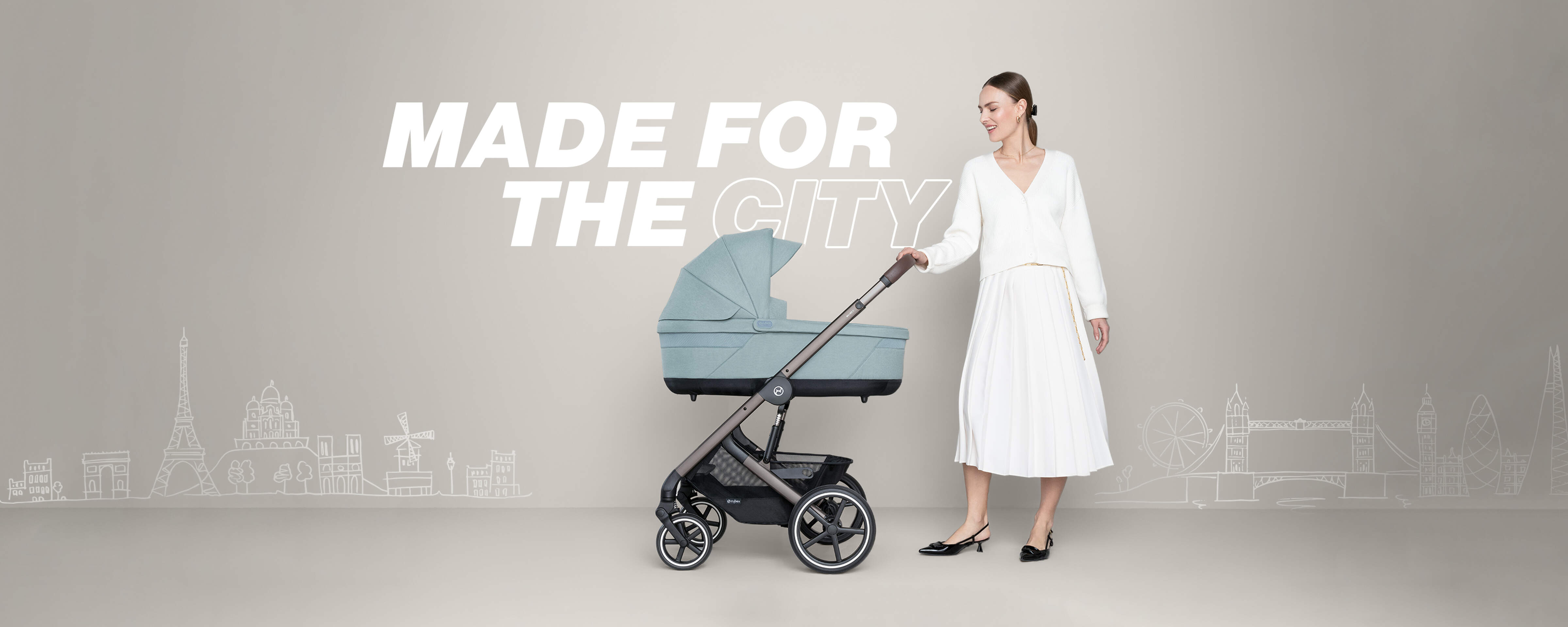 Cybex Бебешка количка Balios S Lux SLV Lava Grey | E-Chipolino