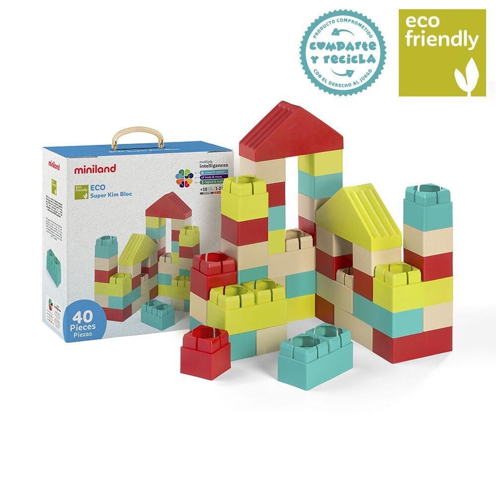 Miniland Еко строител Super Kim Bloc 40 части