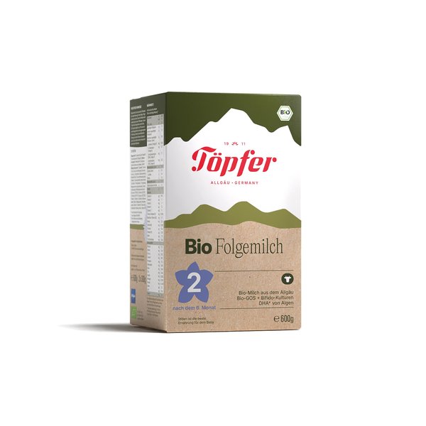 Topfer Lactana Bio Бебешко адаптирано мляко 2 DHA/ALA 6+ 600 гр.