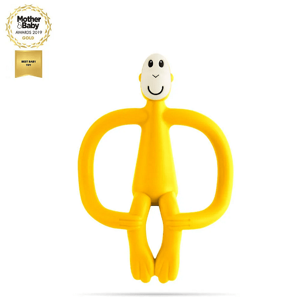 Matchstick Monkey Original Monkey Teething Toy чесалка с апликатор - Yellow
