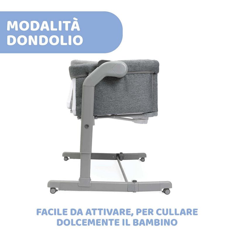 Chicco Бебешка кошара Next 2 Me Magic Evo Dark Grey J0729 Вис Виталис