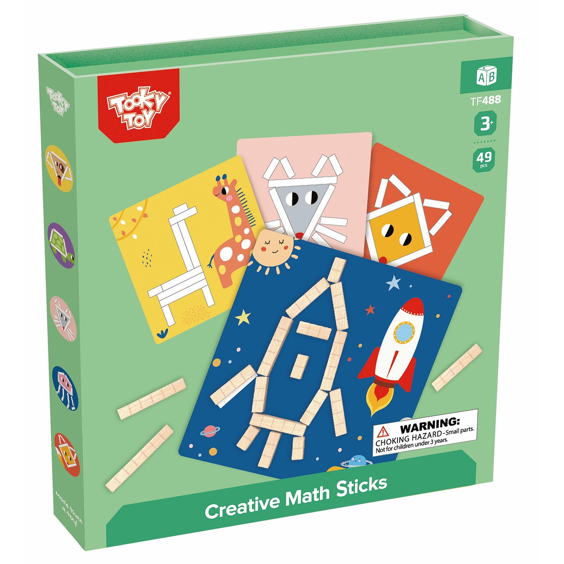 Tooky Toy Дървени клечки в Сет TF866 111119