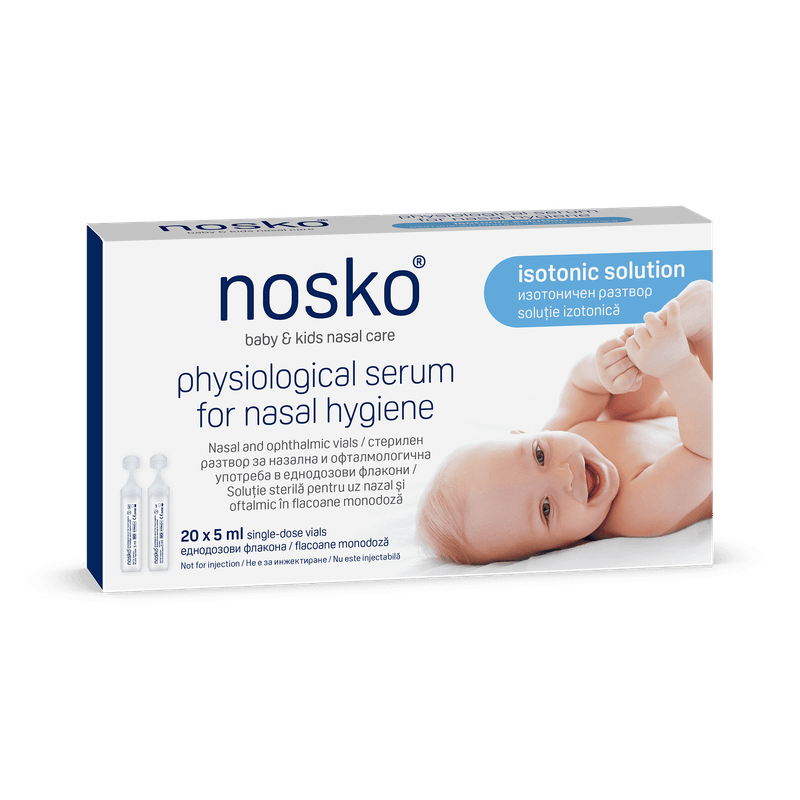 Nosko Baby Изотоничен разтвор - Стерилни моно дози 20х5 мл. Вис Виталис