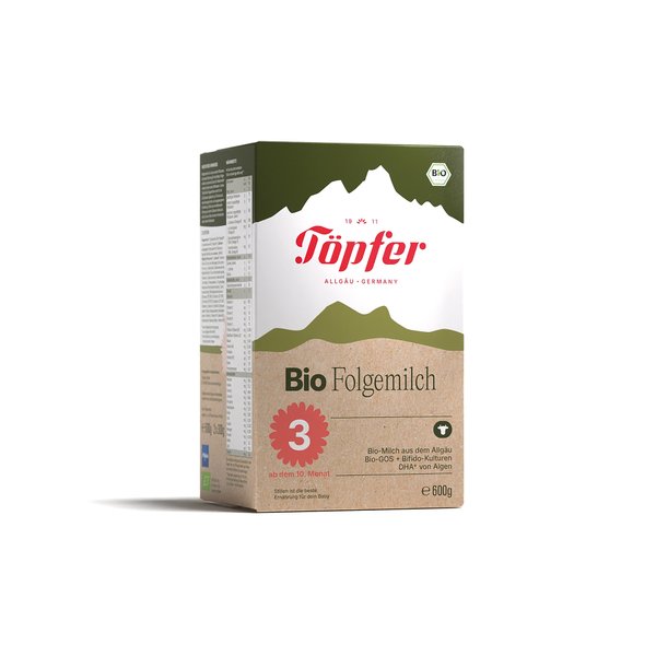 Topfer Bio Бебешко адаптирано мляко 3 10+ 600 г