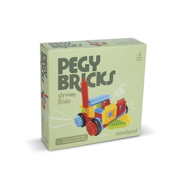 Miniland Конструктор Pegy bricks: Vroom Ride 46064
