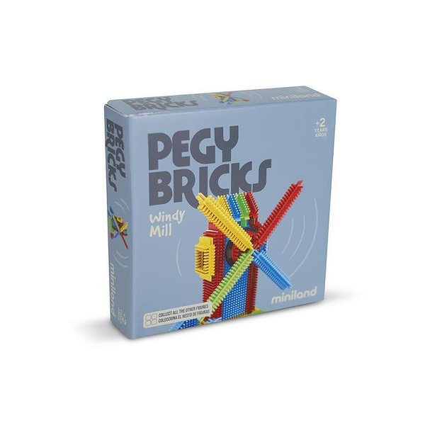 Miniland Конструктор Pegy bricks: Вятърна мелница 46063