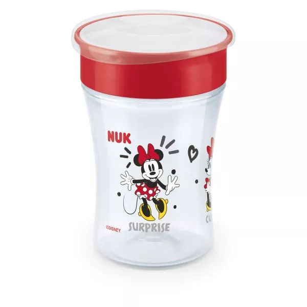 Nuk Чаша Magic Cup 230мл., 8+мес. Mickey, червена