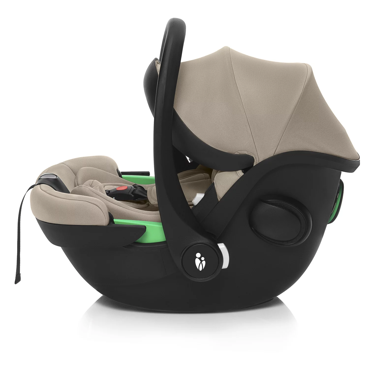 Zopa Детско столче - кошница за кола XM Plus i-Size (40-87 см) Ivory Beige