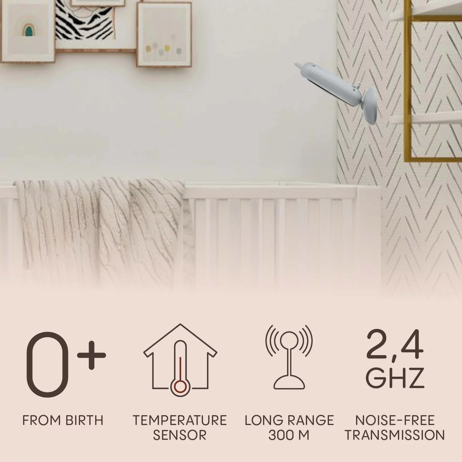 Zopa Дигитален видеофон Static Grey