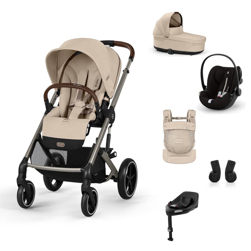 Cybex Gold Пакет Balios S Lux Ease Plus + Amya Almond Beige