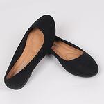Черни дамски обувки-балеринки