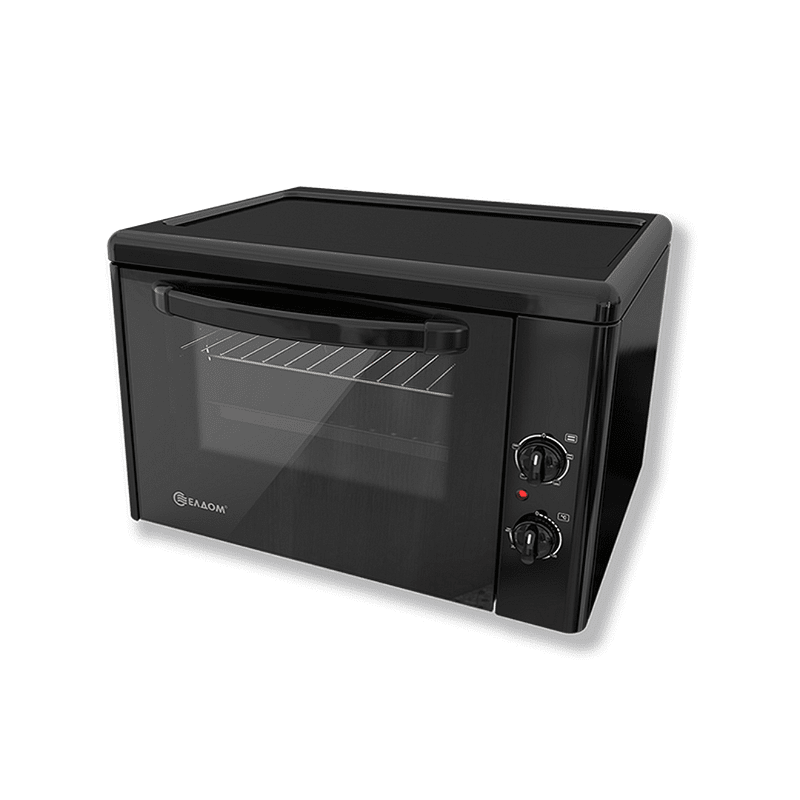 Малка готварска фурна Eldom (204VN), Черна