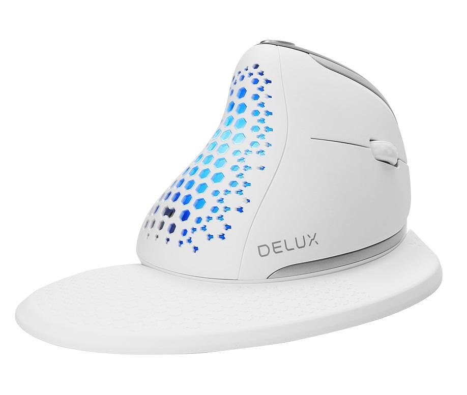 Вертикална ергономична мишка Delux (M618XSD)