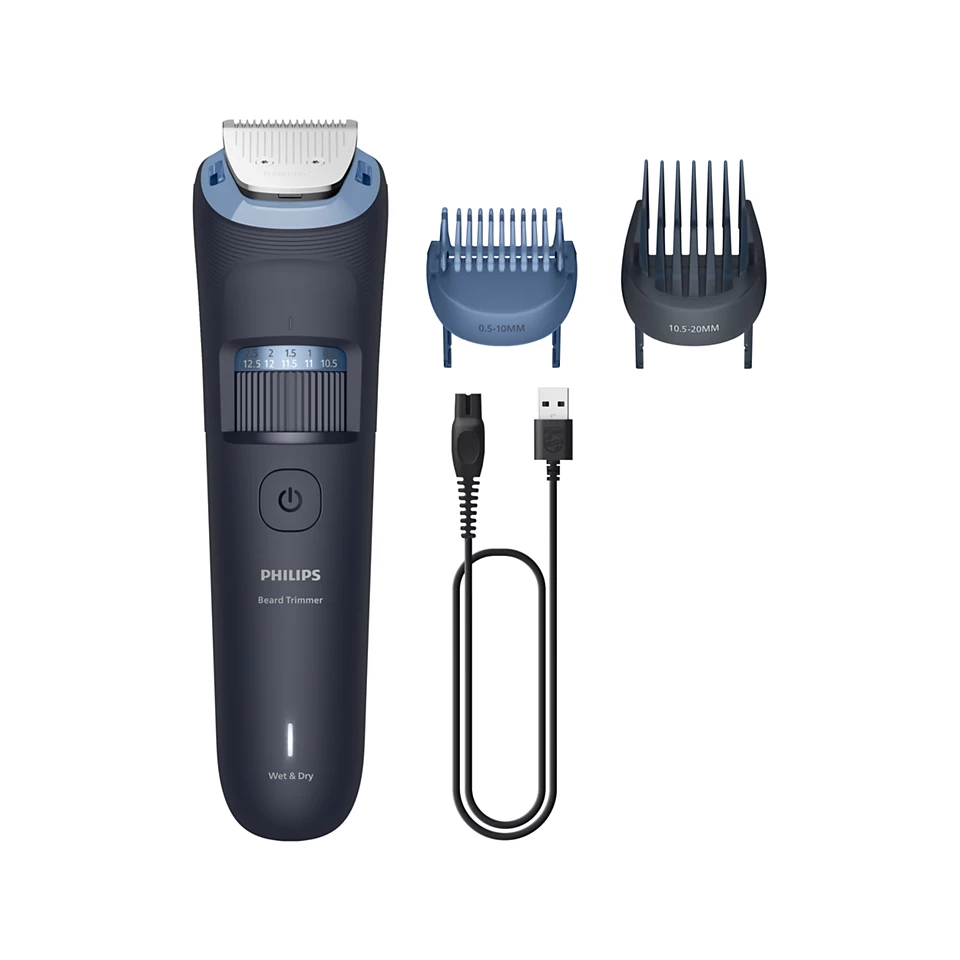 Тример за брада Philips Series 3000, 80 минути без кабел (BT3665/15)