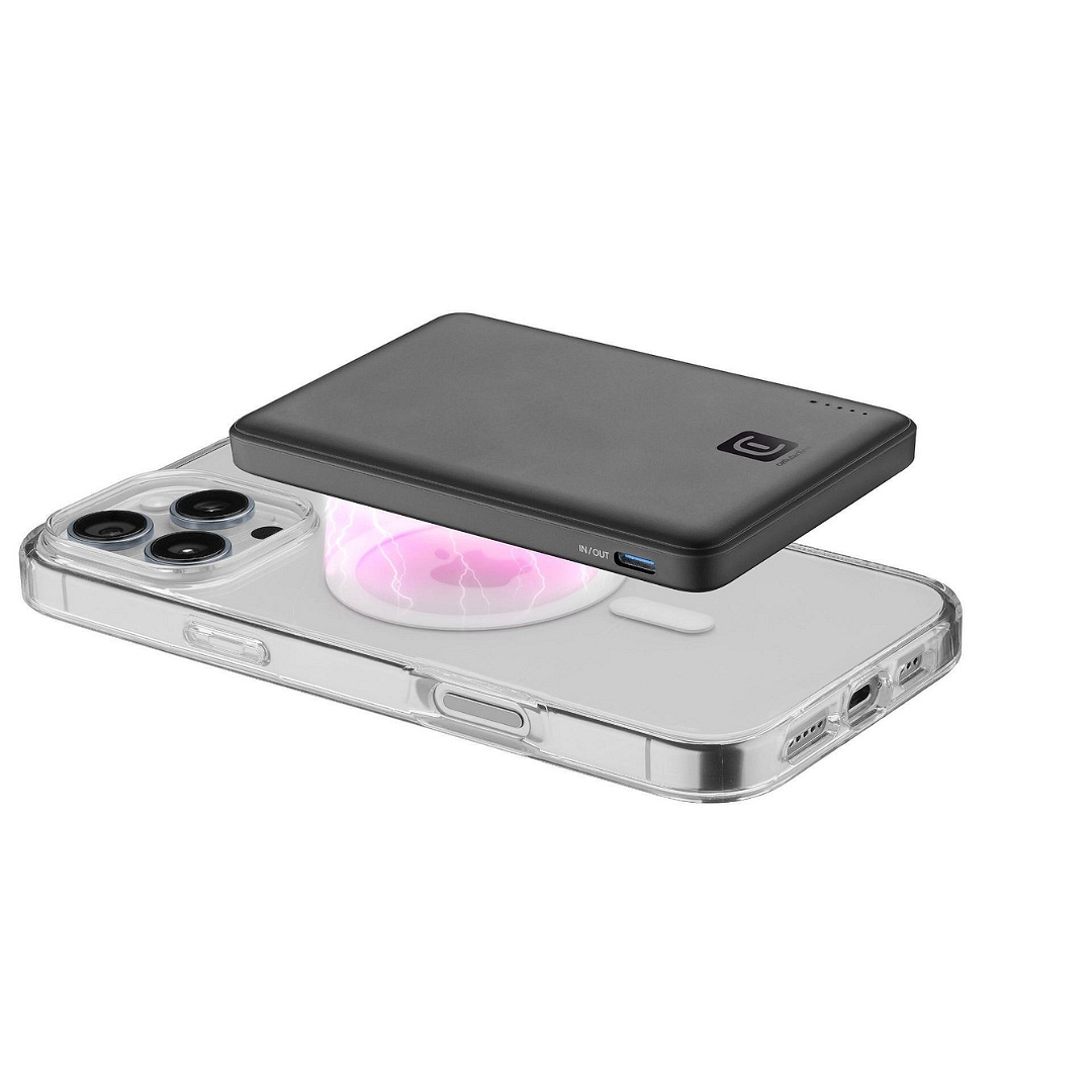 Външна батерия Cellularline Power Bank Magsafe 5000mAh, 7.5W