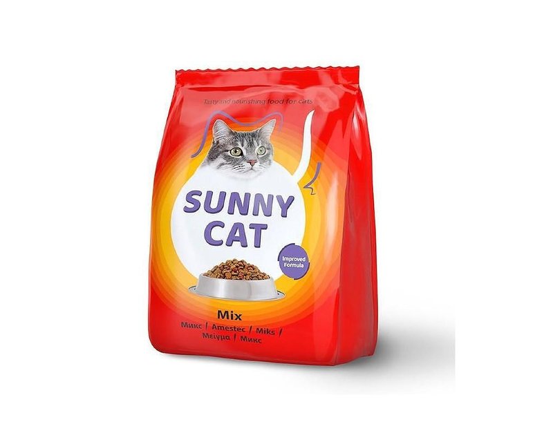 Пълноценна храна за котки Sunny Cat - микс, различна разфасовка
