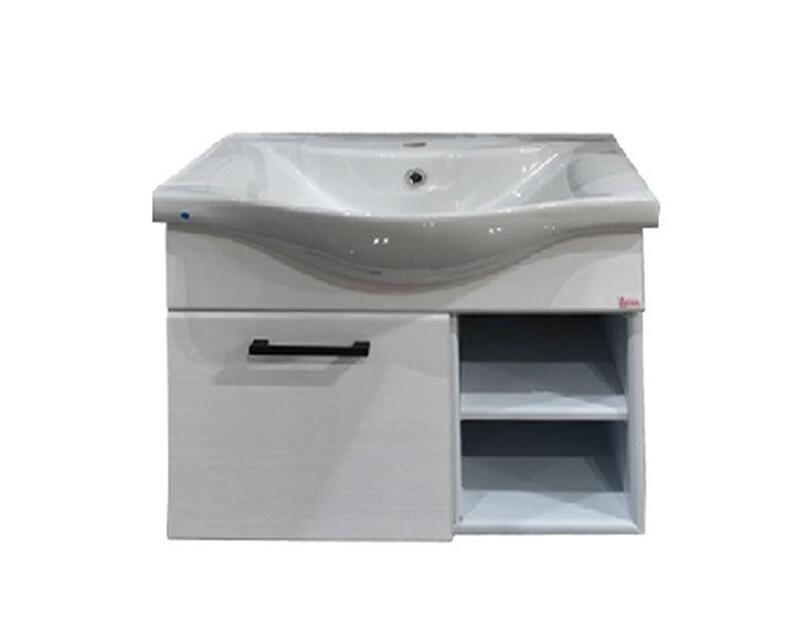 Модулен шкаф за баня Asya Eco - 65 cm, бял