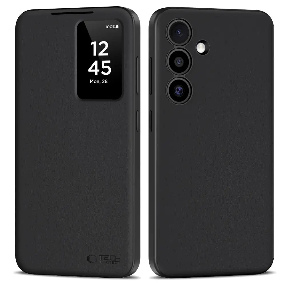 Smart Wallet калъф тефтер за Samsung S25 FE • Черен | GSM4e.com