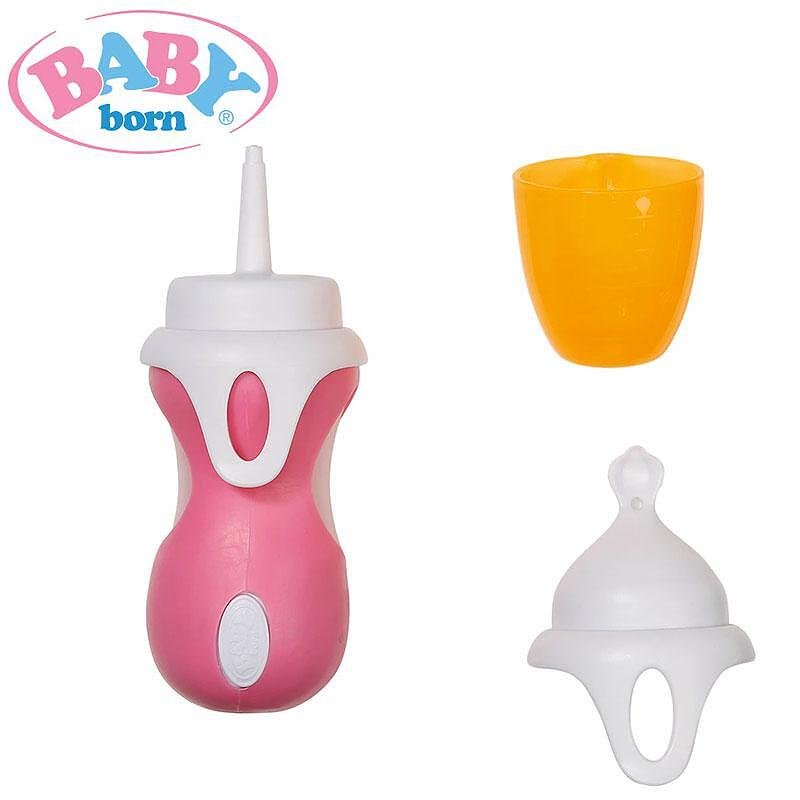 Baby Born Интерактивна бутилка и лъжица за кукла Бейби Борн 832493
