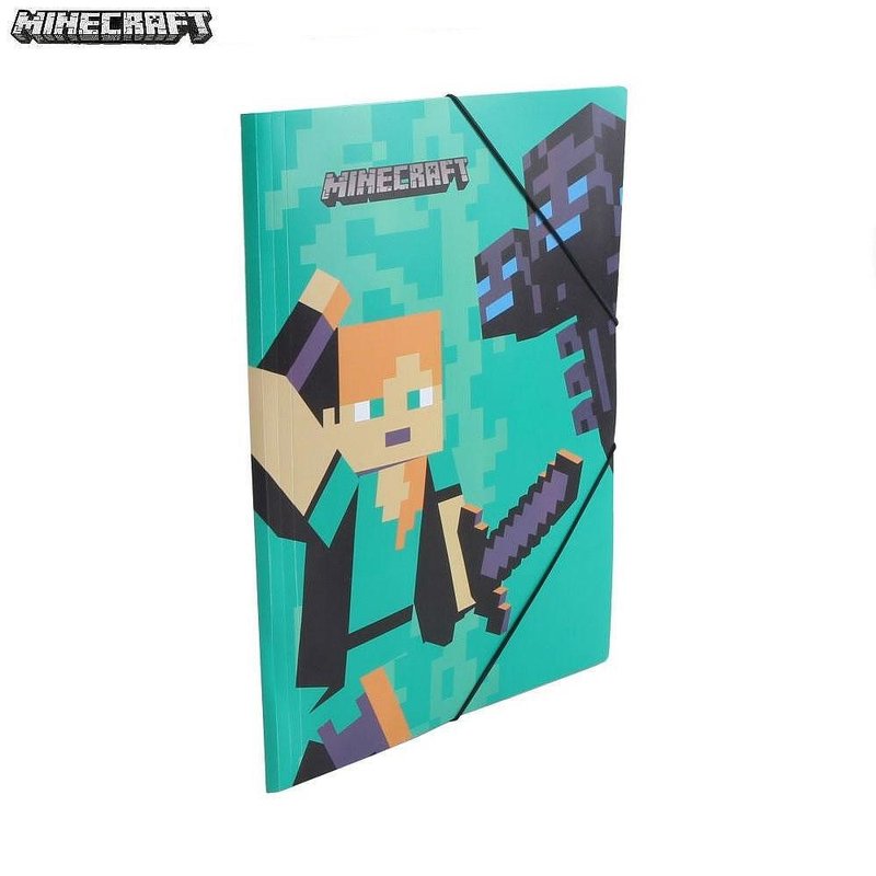 Minecraft Alex & Enderdragon Папка с ластик MF4487503