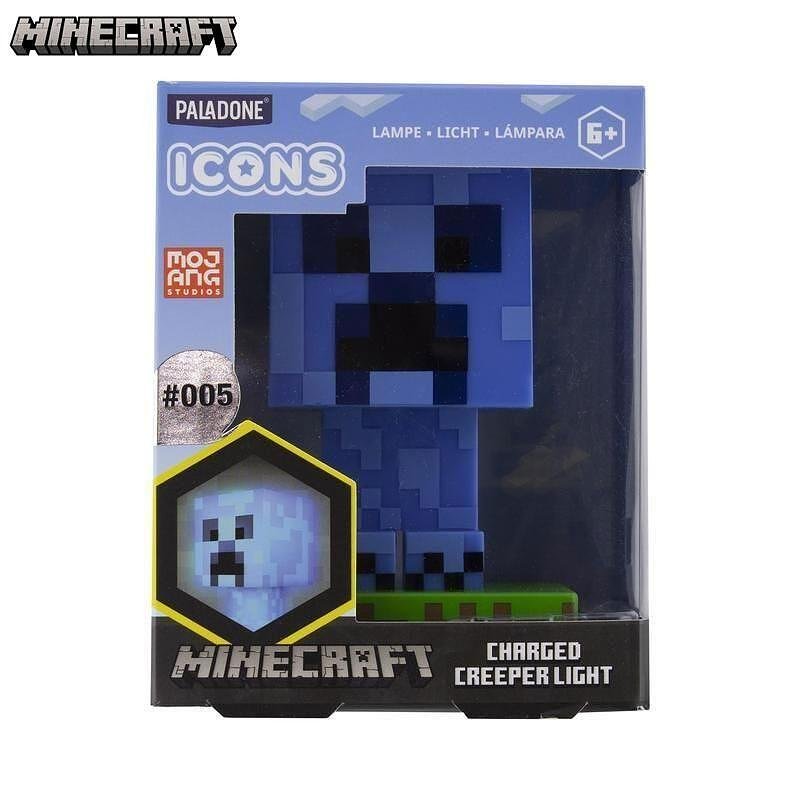 Minecraft Creeper Icon Blue Лампа Майнкрафт PP8004MCF