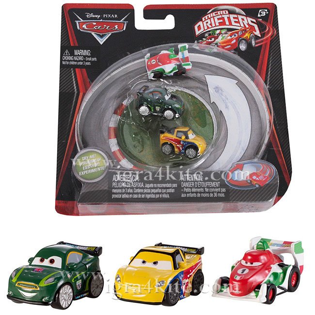 Mattel - Disney Cars Micro Drifters Състезателни колички W7165