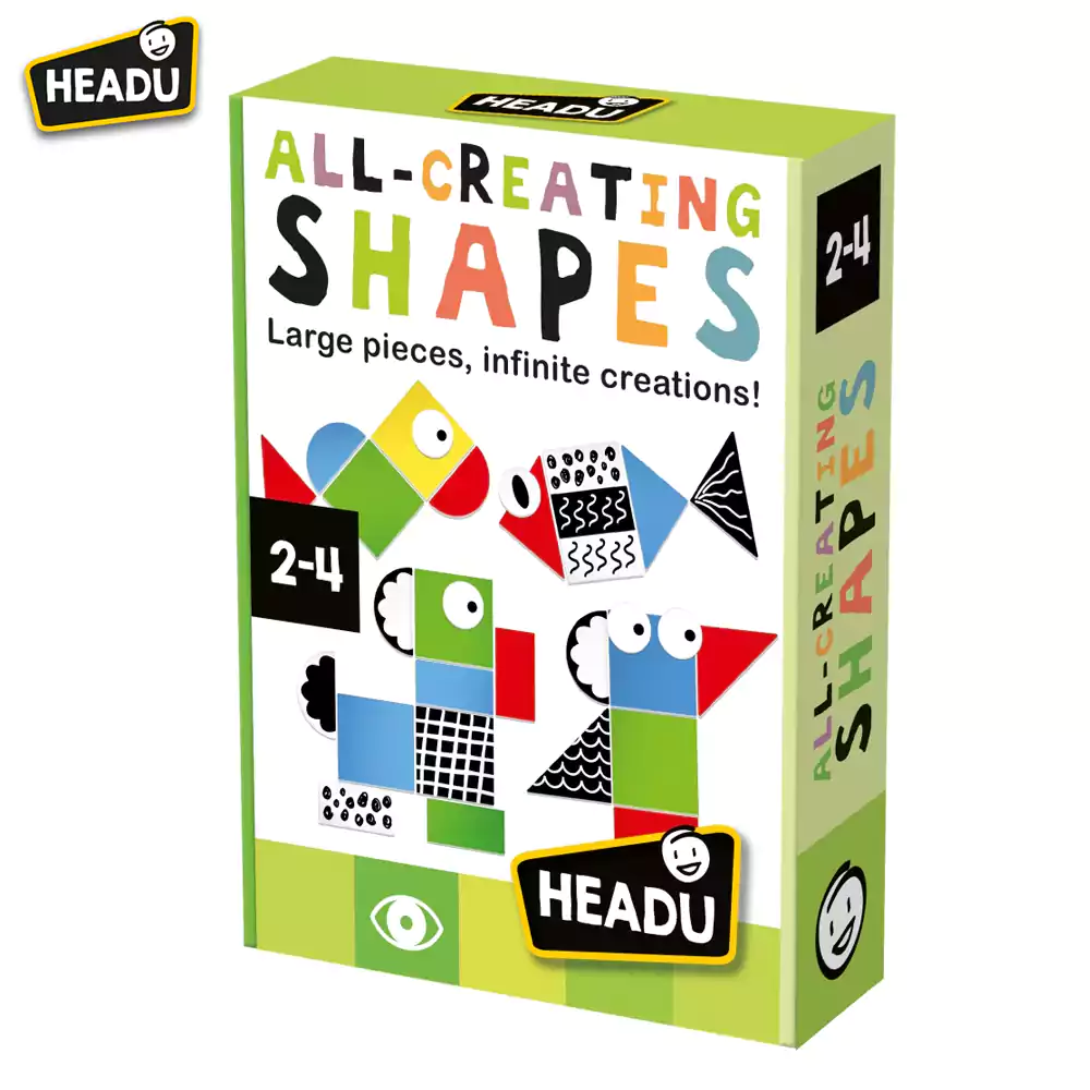 Монтесори образователна игра Форми Headu HMU57540