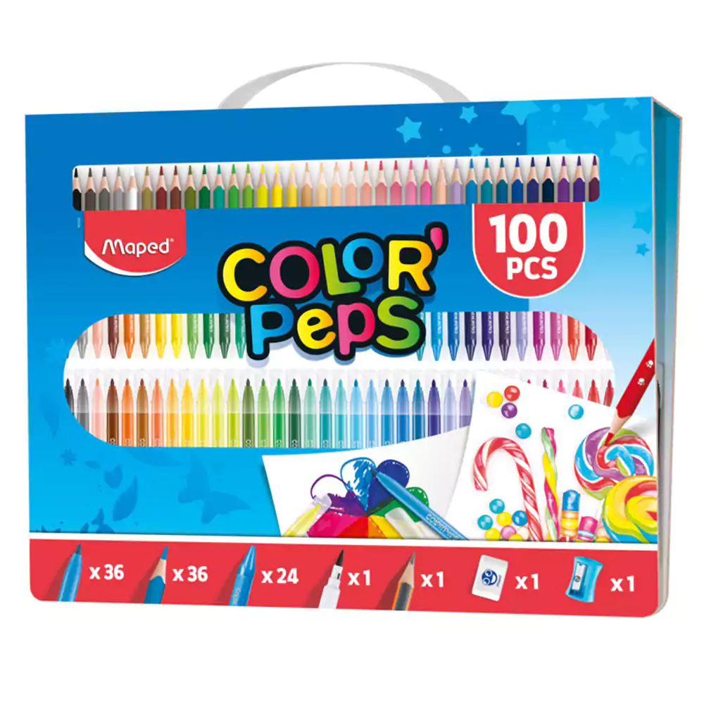 Комплект за рисуване Maped Color Peps 100 части