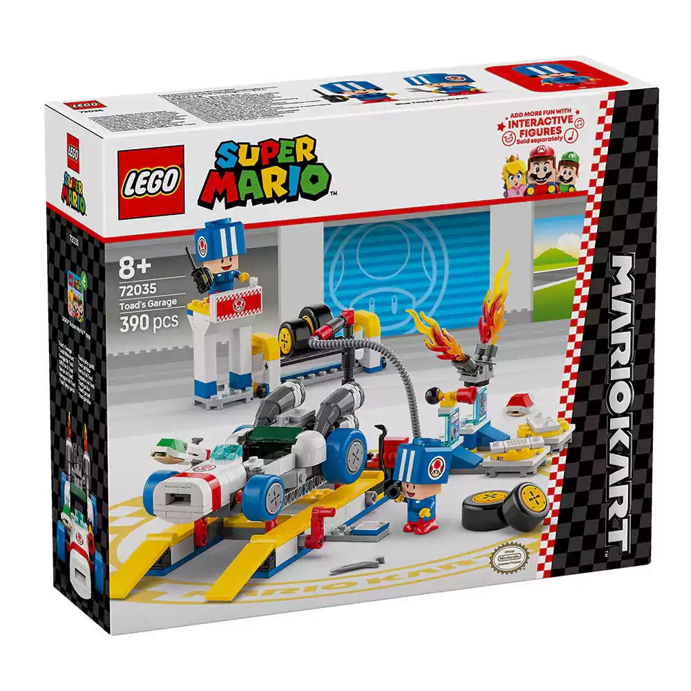 LEGO® Super Mario™ 72035 - Mario Kart™ Гаражът на Toad