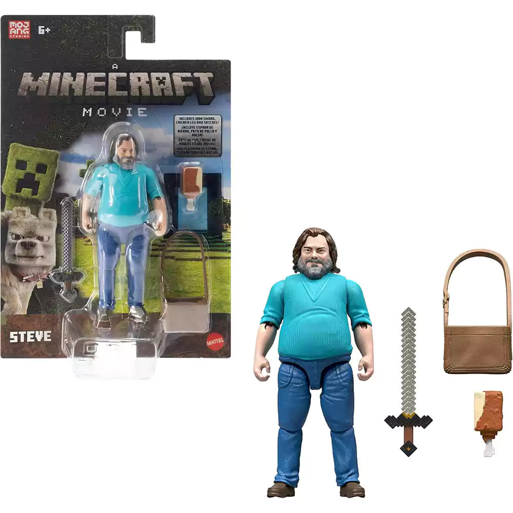 Minecraft Movie – Фигура Стив (Steve) от Mattel