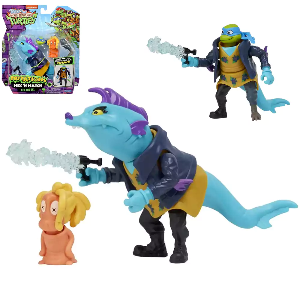 Фигура Костенурките нинджа TMNT Mutations Lee The Eel