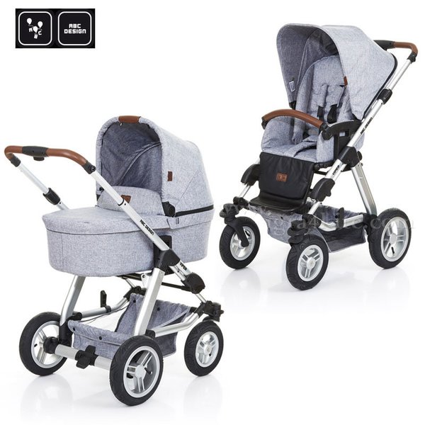 ABC Design - Бебешка количка Viper 4 graphite grey
