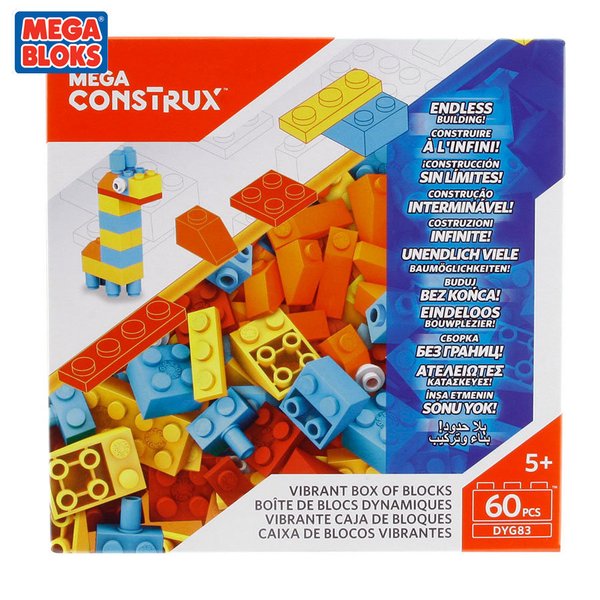 Mega Bloks - Строителни блокчета 60 части DYG80