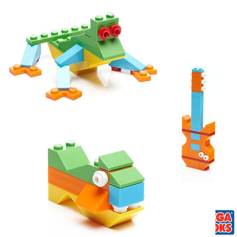 Mega Bloks - Строителни блокчета 130 части DYG84