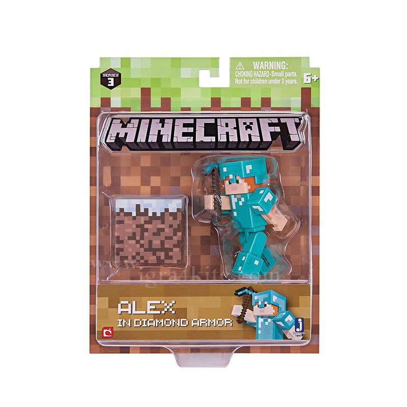 Minecraft - Фигурка Alex In Diamond Armor 16478