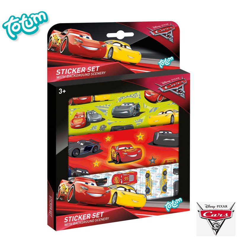 Totum Disney Cars - Детски стикери Дисни колите 140073