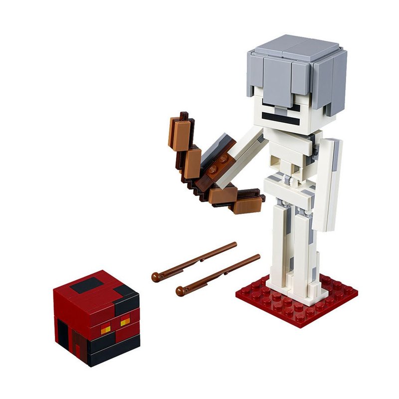 Lego 21150 Minecraft Голяма фигурка Скелет с куб от магма