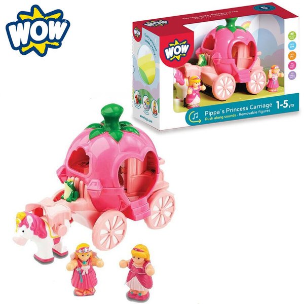 Wow Toys Детска играчка Каретата за принцеси на Пипа WOWT10240Z