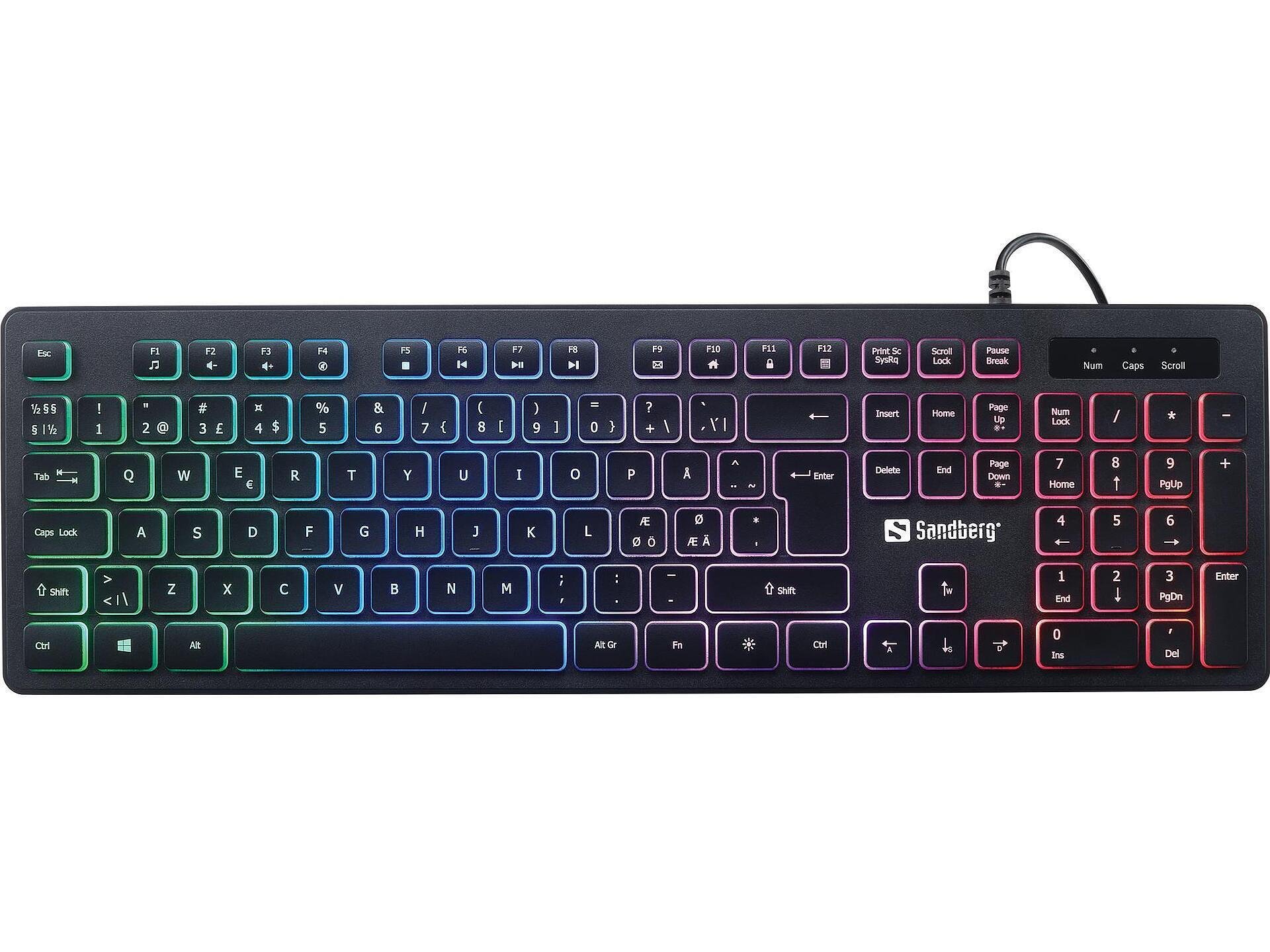 Sandberg Stealth Gamer Keyboard - Жична Клавиатура