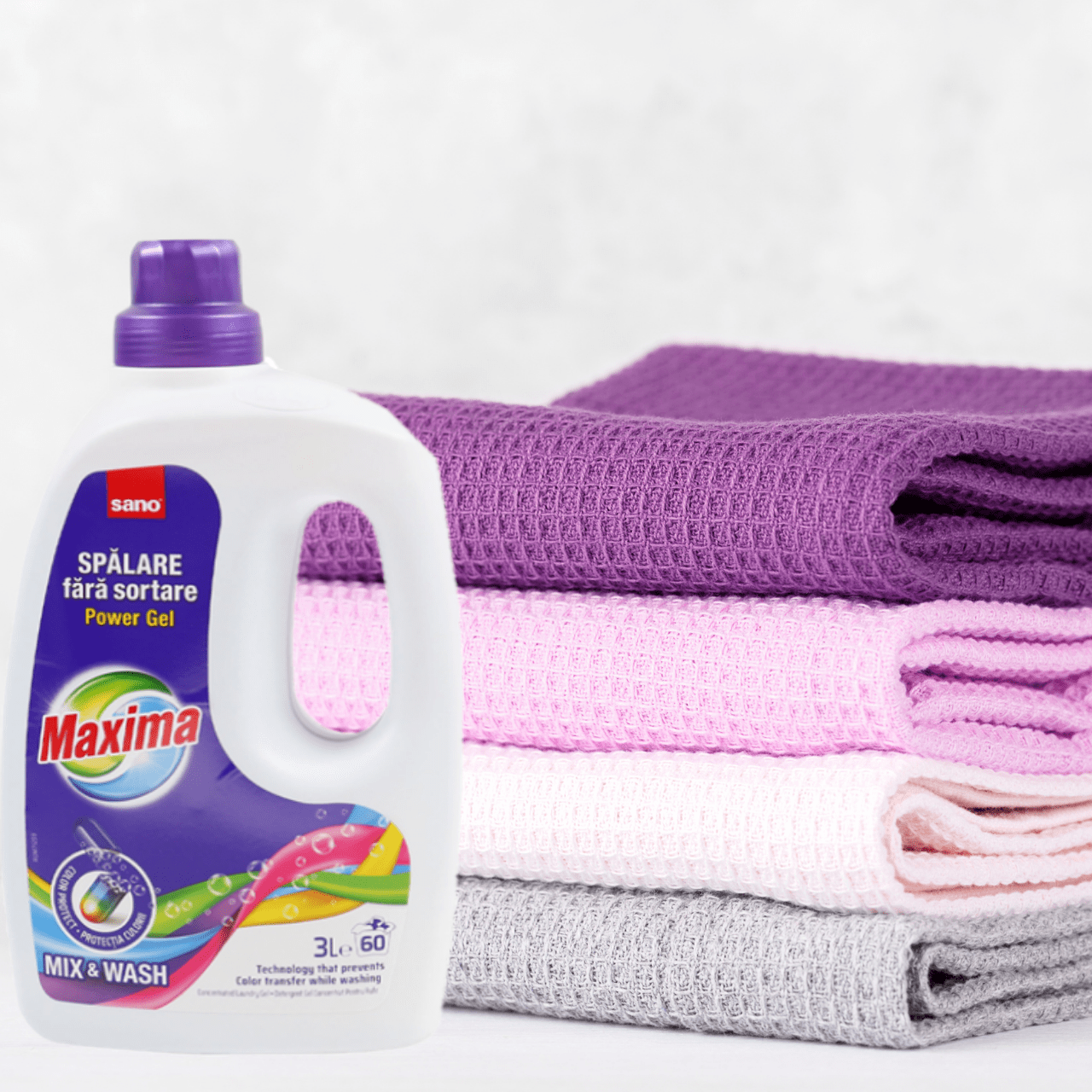 Sano Maxima Mix & Wash, 3 литра, 60 пранета | Cleanmarket.bg