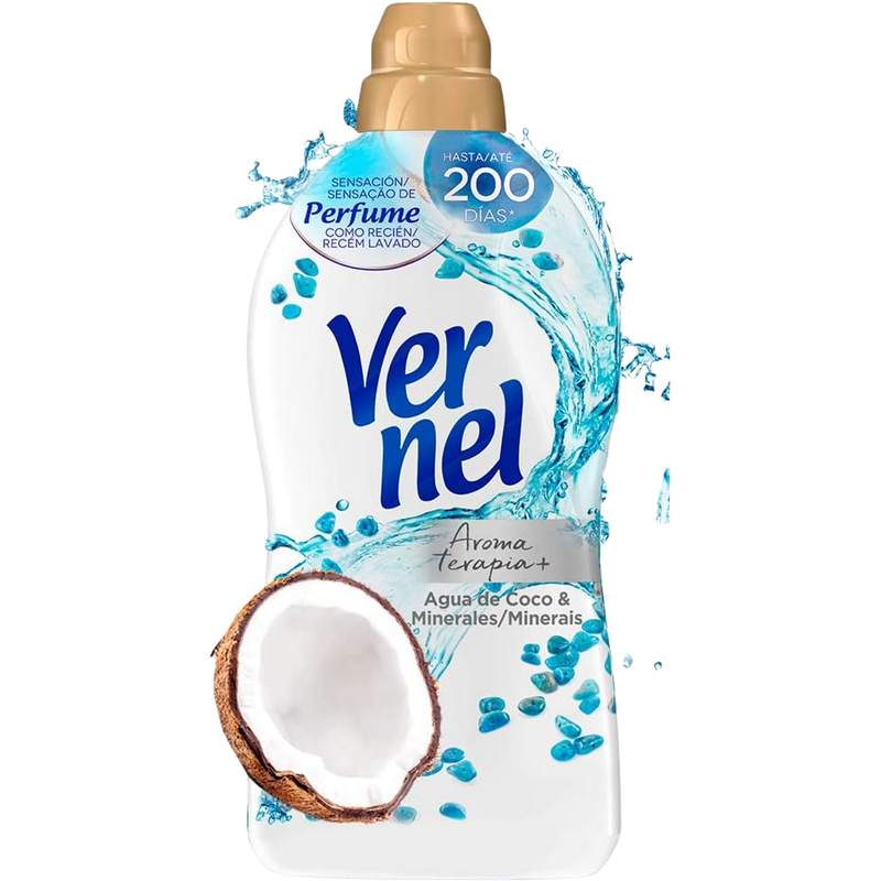 Vernel Aqua de Coco, омекотител, 1,080 л, 60 пранета | Cleanmarket.bg