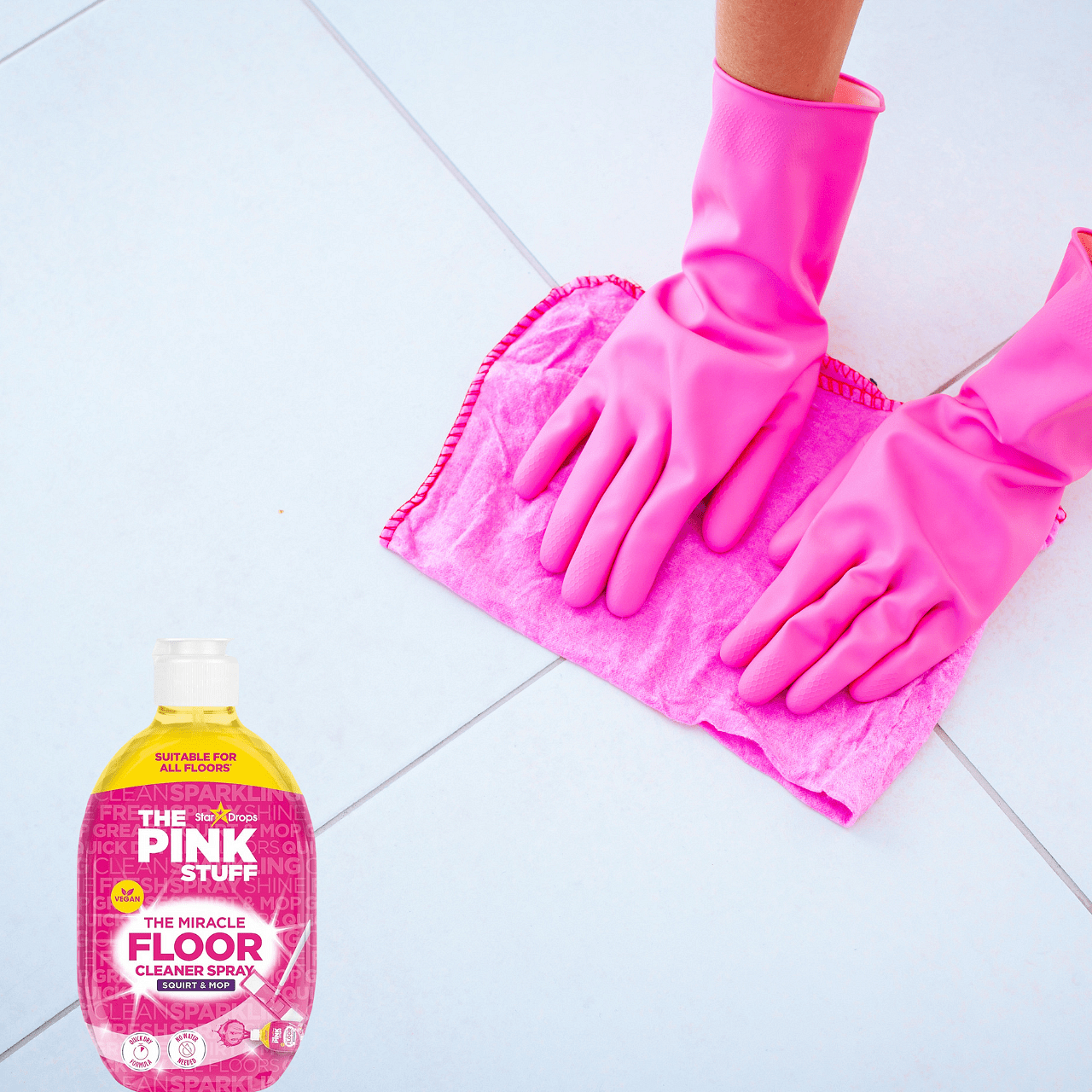 Stardrops The Pink Stuff Miracle Floor Cleaner Spray, 750 мл ...