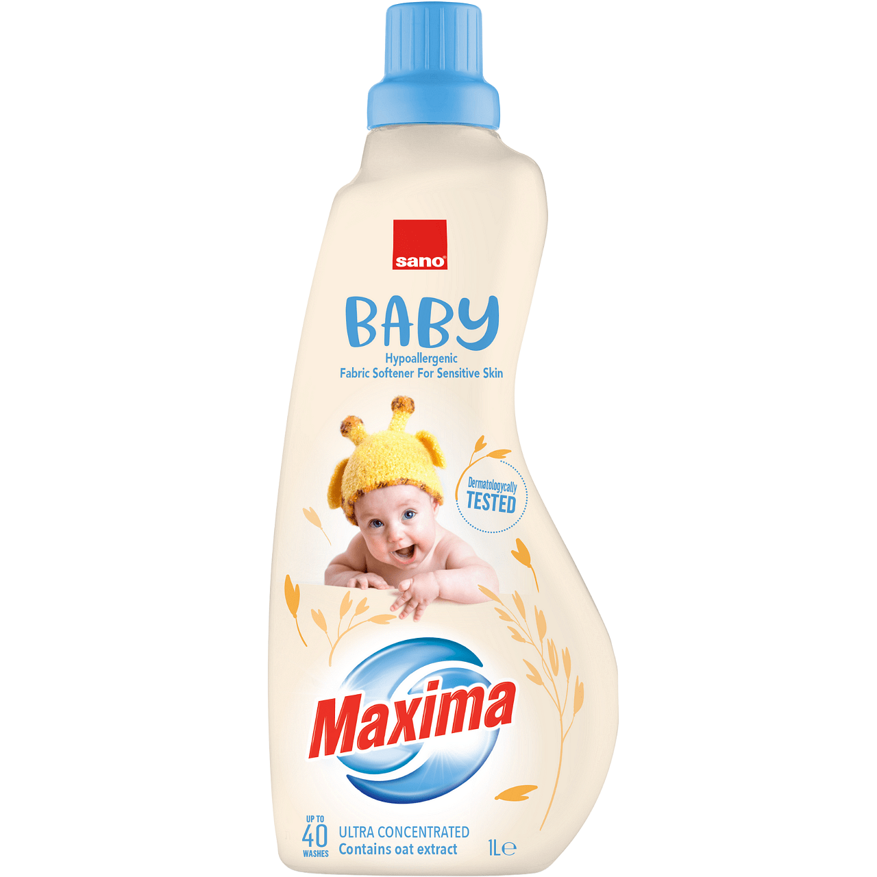 Sano Maxima Baby Hypoallergenic, концентрат, 1 л, 40 пр | Cleanmarket.bg