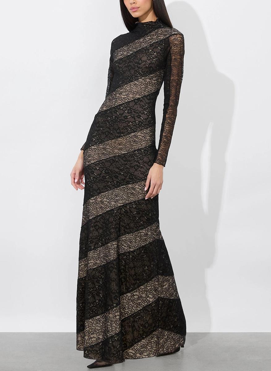 Дълга рокля от дантела 'Delora' Alice + Olivia | SHOP MDL