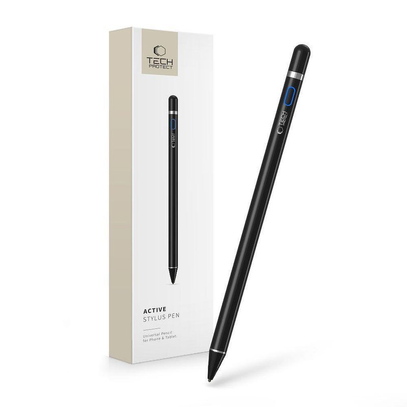 Дигитална писалка Tech Protect Active Stylus Pen Black