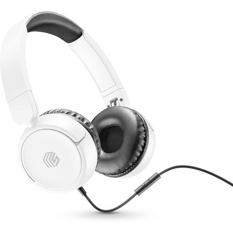 Стерео слушалки Music Sound COLOR с USB-C конектор, бели