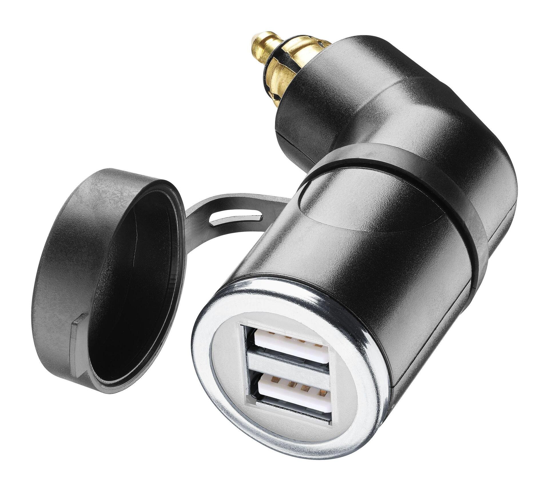 INT Зарядно12V с din конектор двоен usb порт - smartstyle.bg