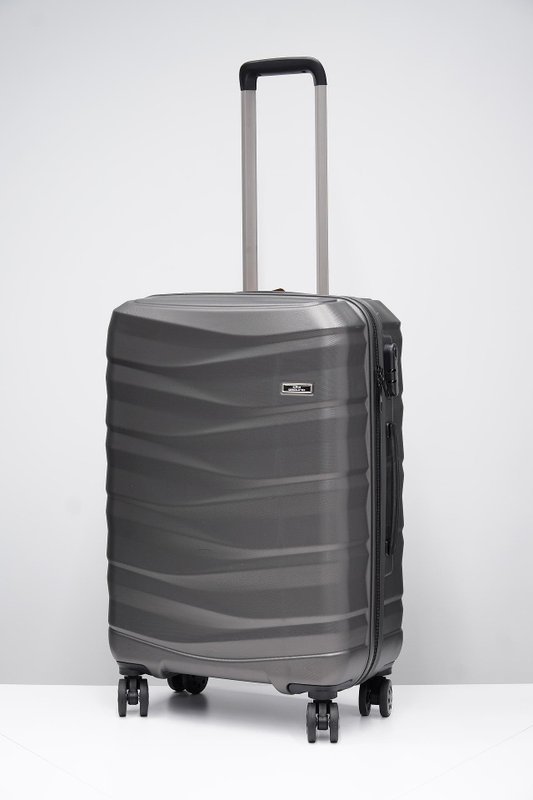 UYAR куфар, GROUND, 51x77x30см, тъмносив, дизайн AZZURRO - smartstyle.bg