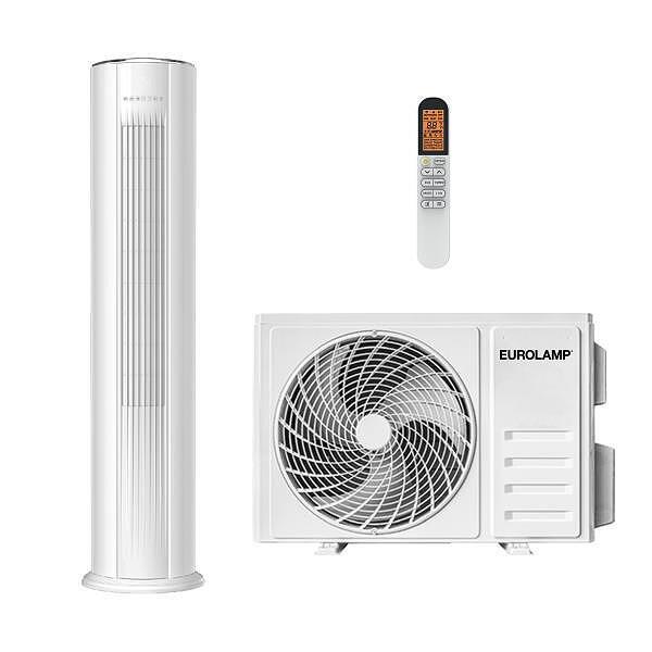 Инверторен търговски колонен климатик от Eurolamp, 24000BTU, с WiFi