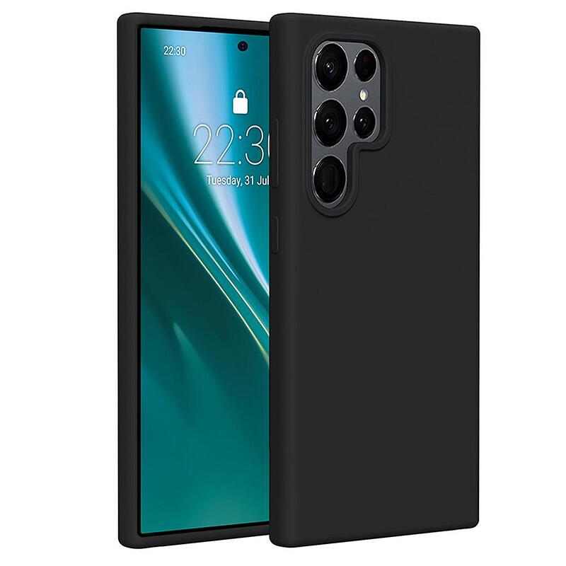 Силиконов калъф Forever за Samsung Galaxy S25 Ultra черен